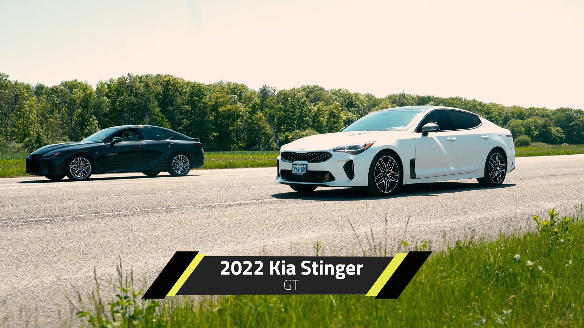 2022 Kia Stinger GT vs 2022 Lexus IS 500 Drag Race Has Unexpected Outcome