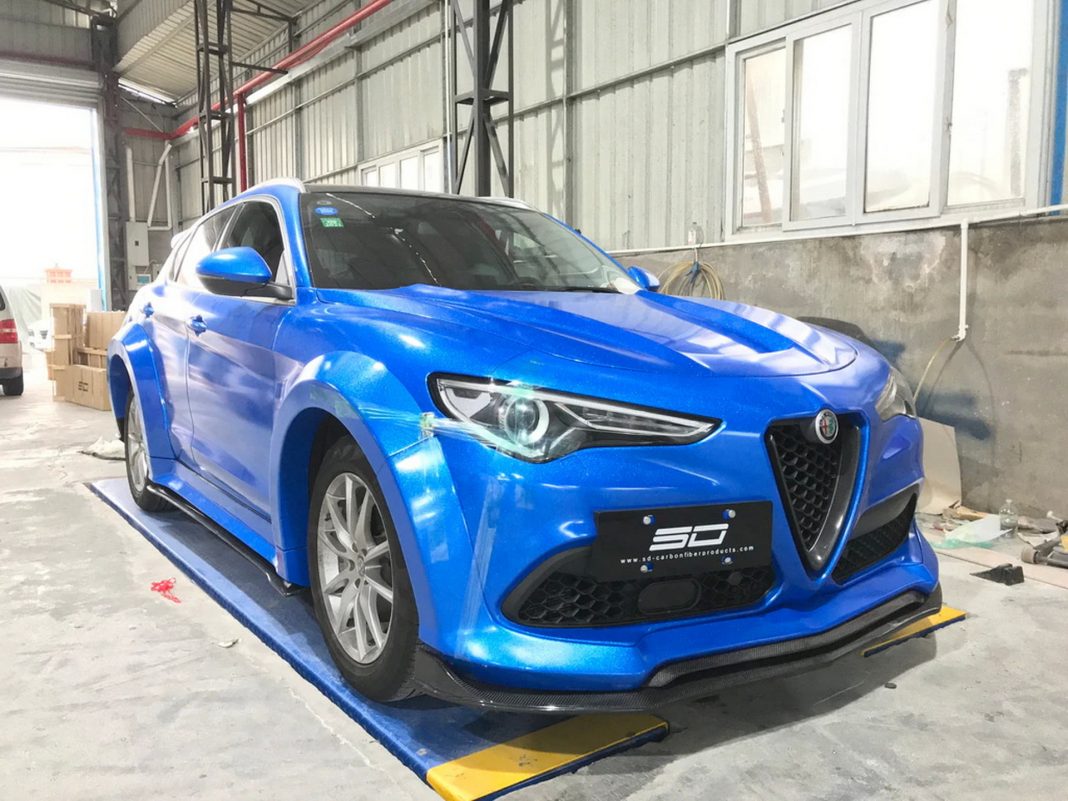 Alfa Romeo Stelvio Gets the SD Carbon Widebody Kit a 500 HP SUV Deserves
