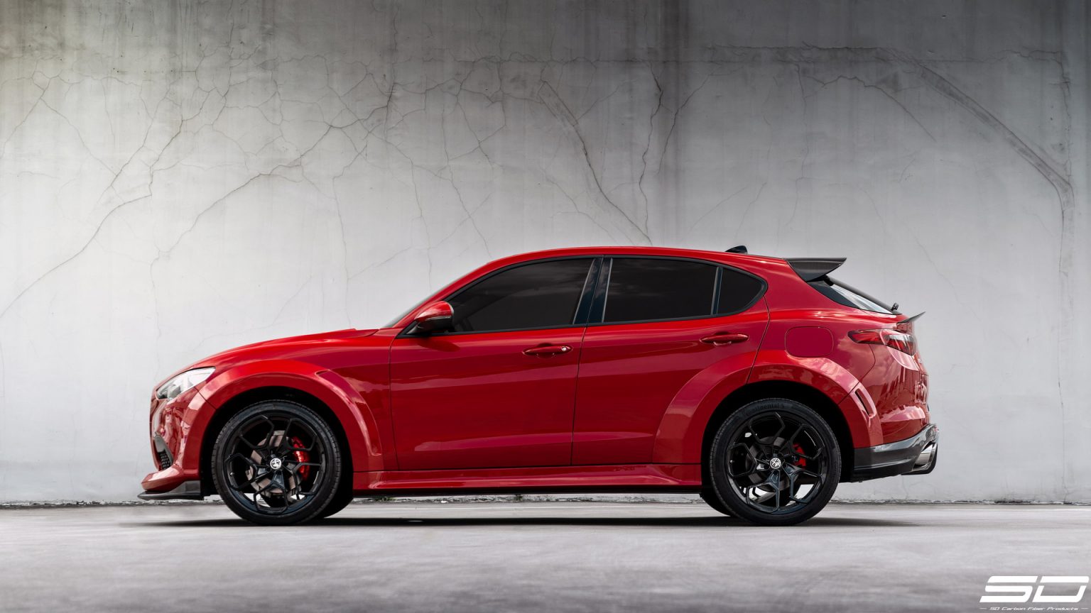Alfa Romeo Stelvio Gets the SD Carbon Widebody Kit a 500 HP SUV Deserves