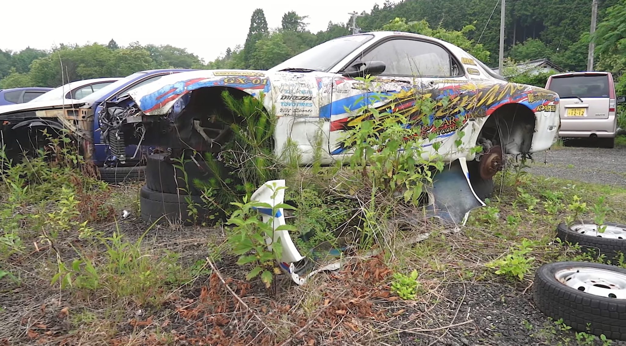 Abandoned Mazda RX-7 Rotting Away With Other Rotaries in Japan Was a ...