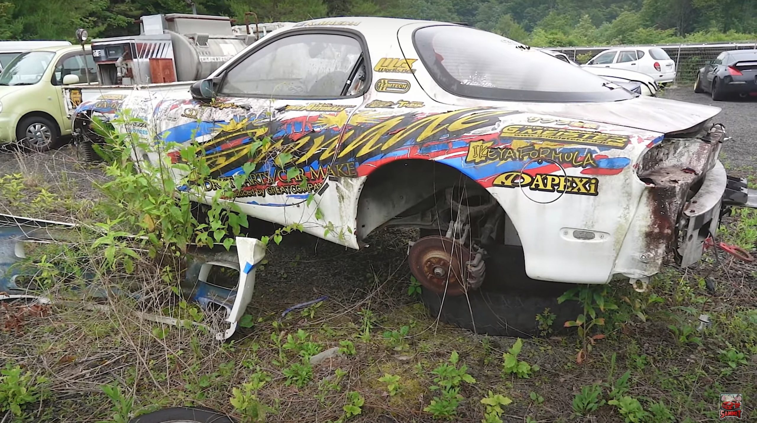 Abandoned Mazda RX-7 Rotting Away With Other Rotaries in Japan Was a ...