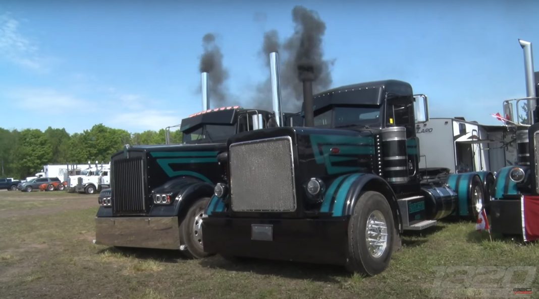 3,000 HP Semi Trucks Drag Racing with 120,000 Lbs Trailers Go From ...