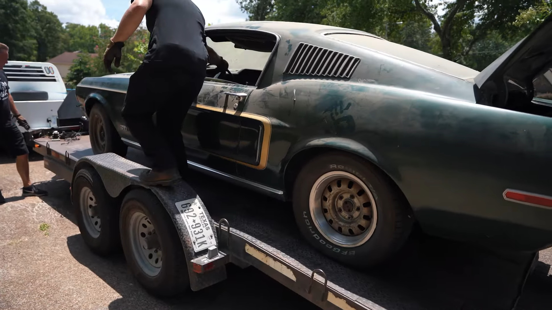 1968.5 Ford Mustang R-Code in "Steve McQueen Green" Found, Badly Needs ...