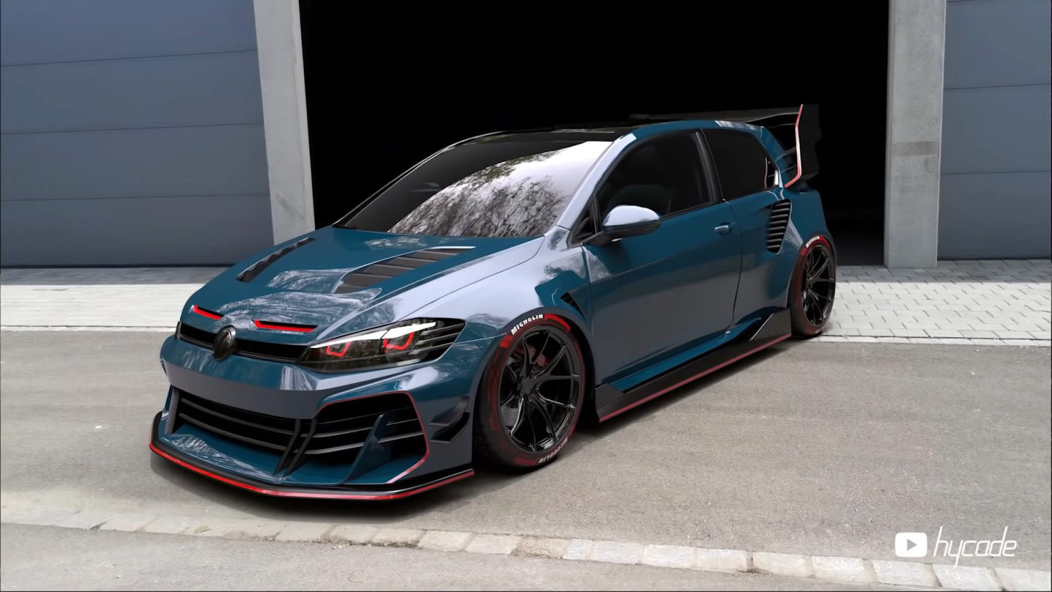 VW Golf 7 GTI "Hardcore Widebody" Is Hycade's Rendering Masterpiece