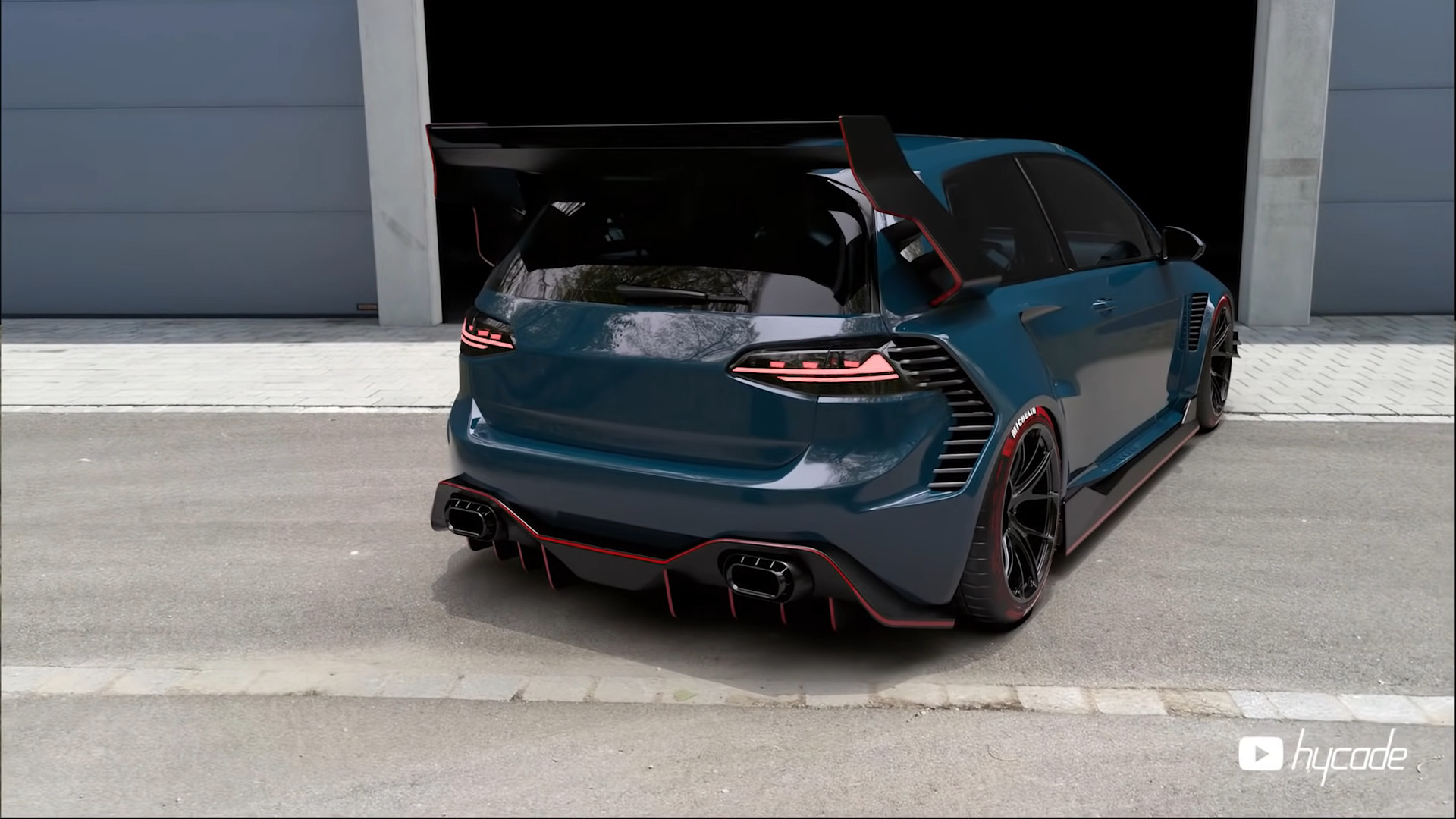 VW Golf 7 GTI "Hardcore Widebody" Is Hycade's Rendering Masterpiece