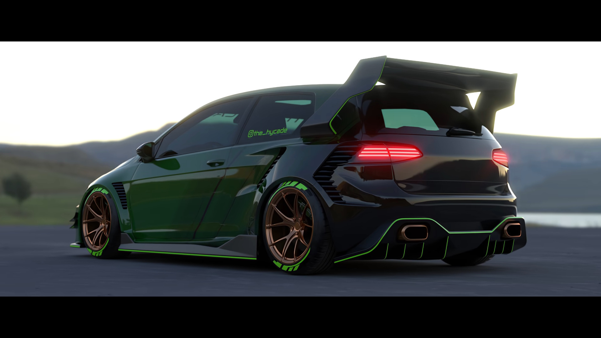 VW Golf 7 GTI "Hardcore Widebody" Is Hycade's Rendering Masterpiece
