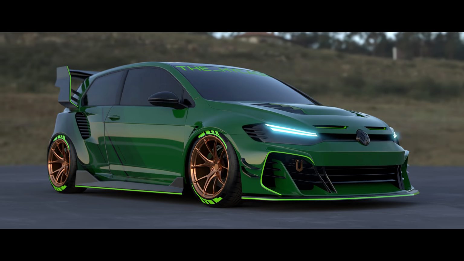 VW Golf 7 GTI "Hardcore Widebody" Is Hycade's Rendering Masterpiece