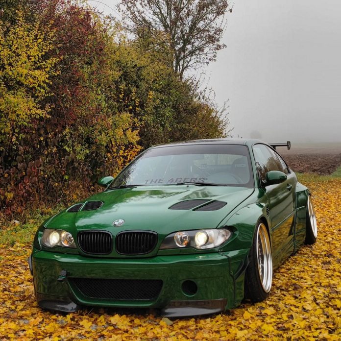E46 BMW 330Ci With Pandem Widebody Is a Nurburgring Racer With M3 CSL Look