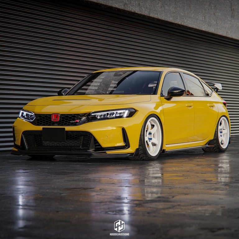 2023 Honda Civic Type R Gets Near-Instant Widebody Digital Makeover