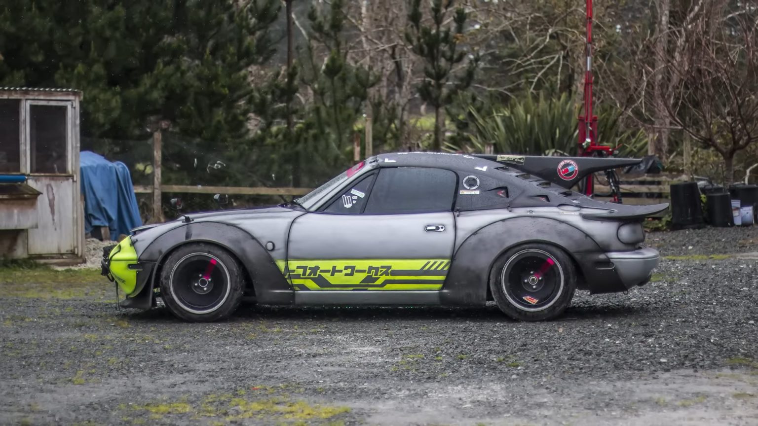Most Extreme Widebody MX-5? Tofu's Cyberpunk NA Miata Is a Fastback With Carbon Fin