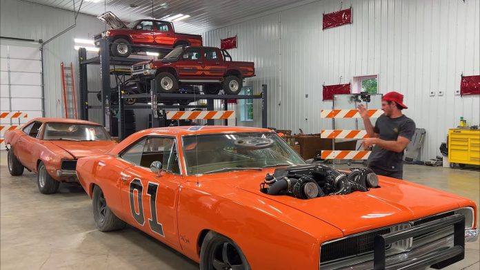 WhistlinDiesel's "General Lee" Dodge Charger Packs 1600 HP Twin-Turbo ...