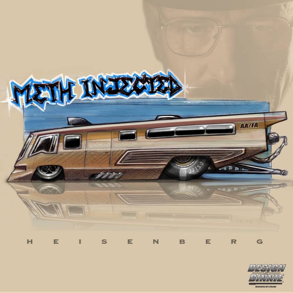 Breaking Bad RV-Bodied Funny Car Redefines Meth-Injected Drag Racing in ...