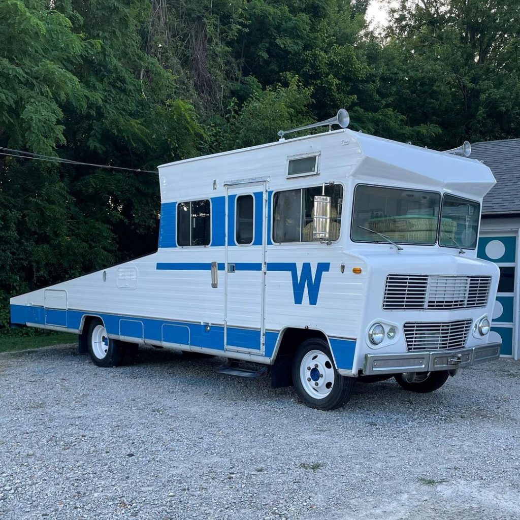 Classic Winnebago Camper Turns Hot Rod Hauler, Carries Bare Metal Ford ...