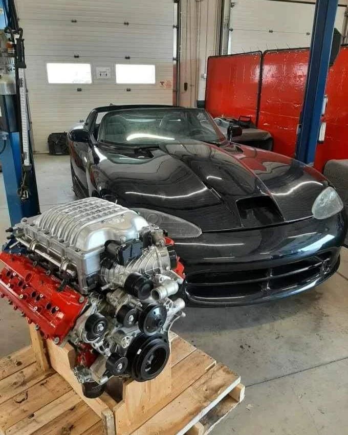 Hellcat-Swapped Dodge Viper Sells Its V10 Soul to the Demon, Built by ...