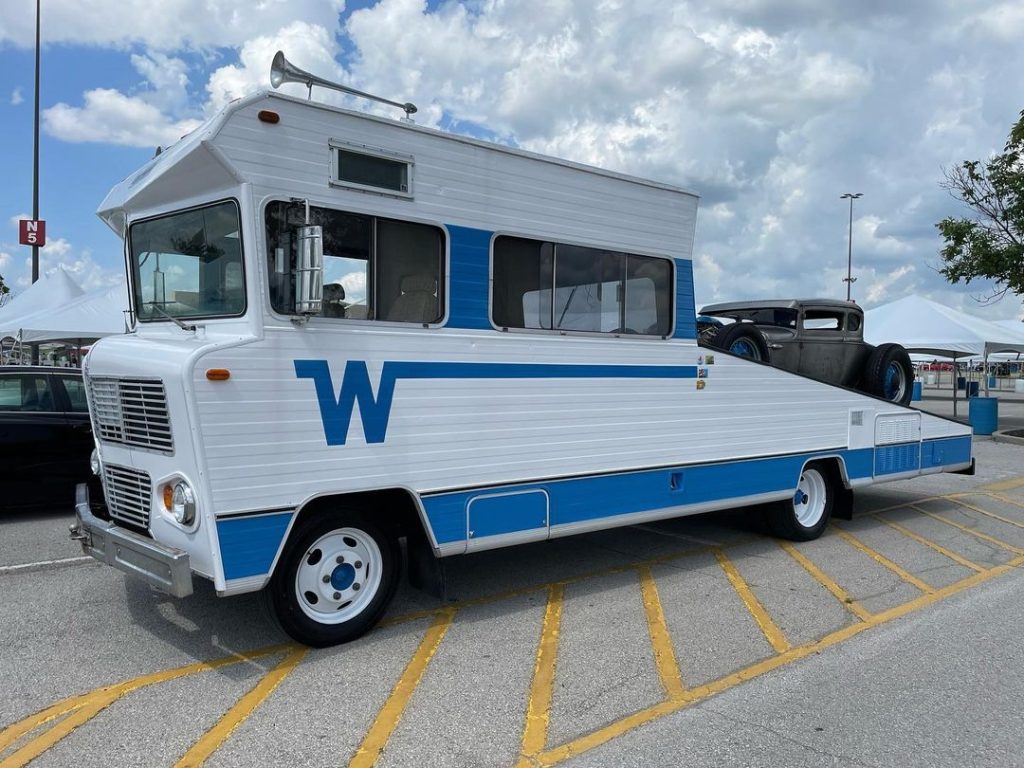 Classic Winnebago Camper Turns Hot Rod Hauler, Carries Bare Metal Ford ...