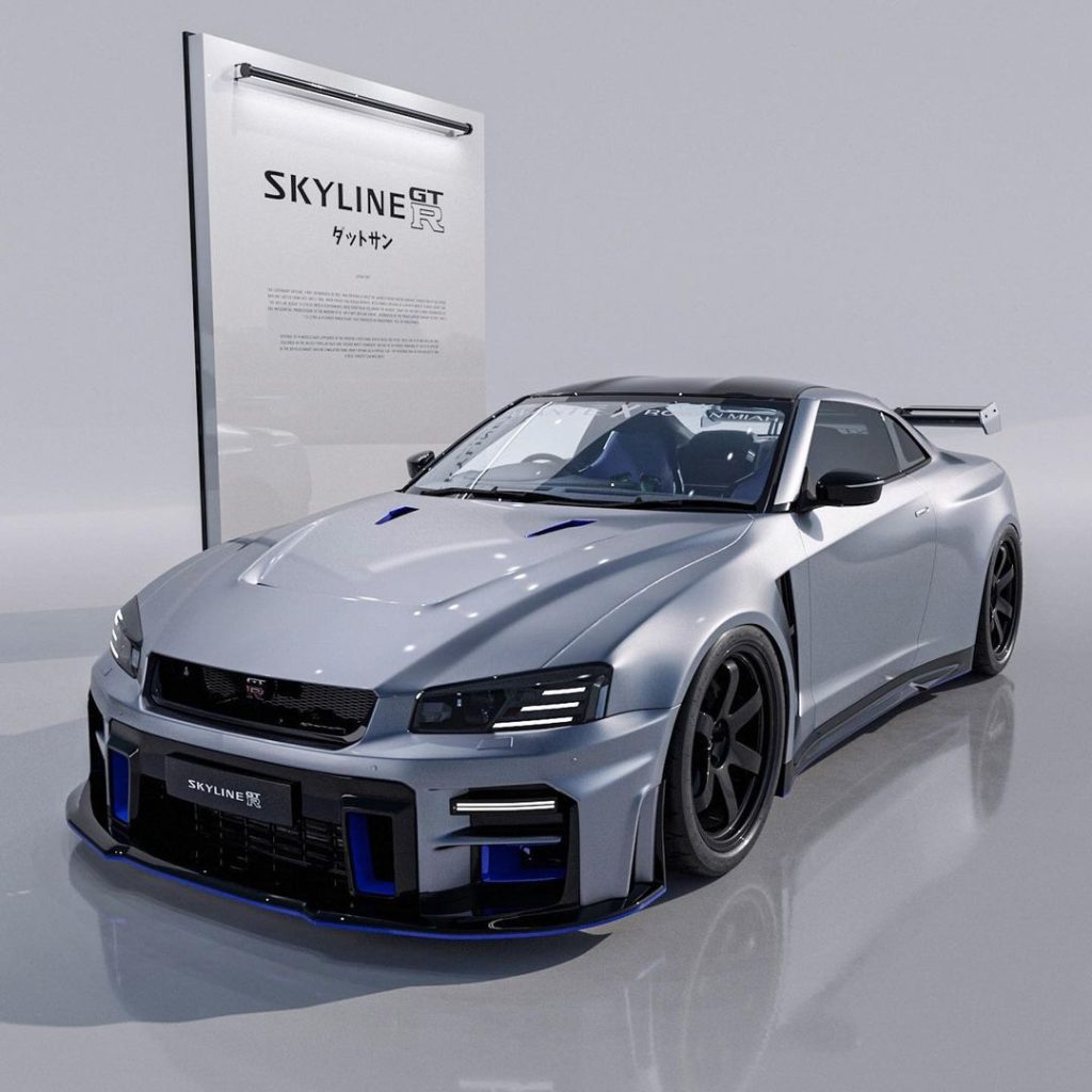 Next-Gen R36 Nissan GT-R Wraps Modern Classic R34 CGI Design Around ...