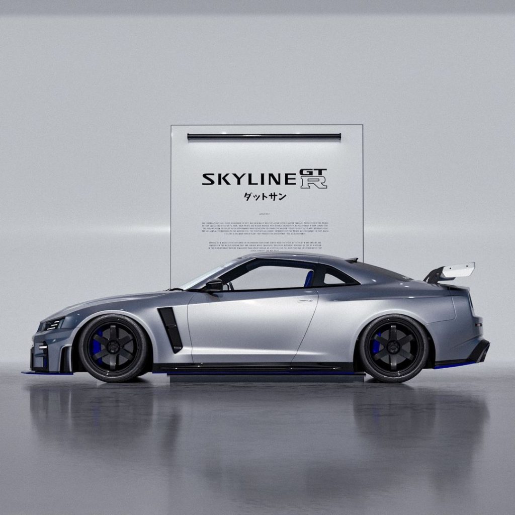 Next-Gen R36 Nissan GT-R Wraps Modern Classic R34 CGI Design Around ...