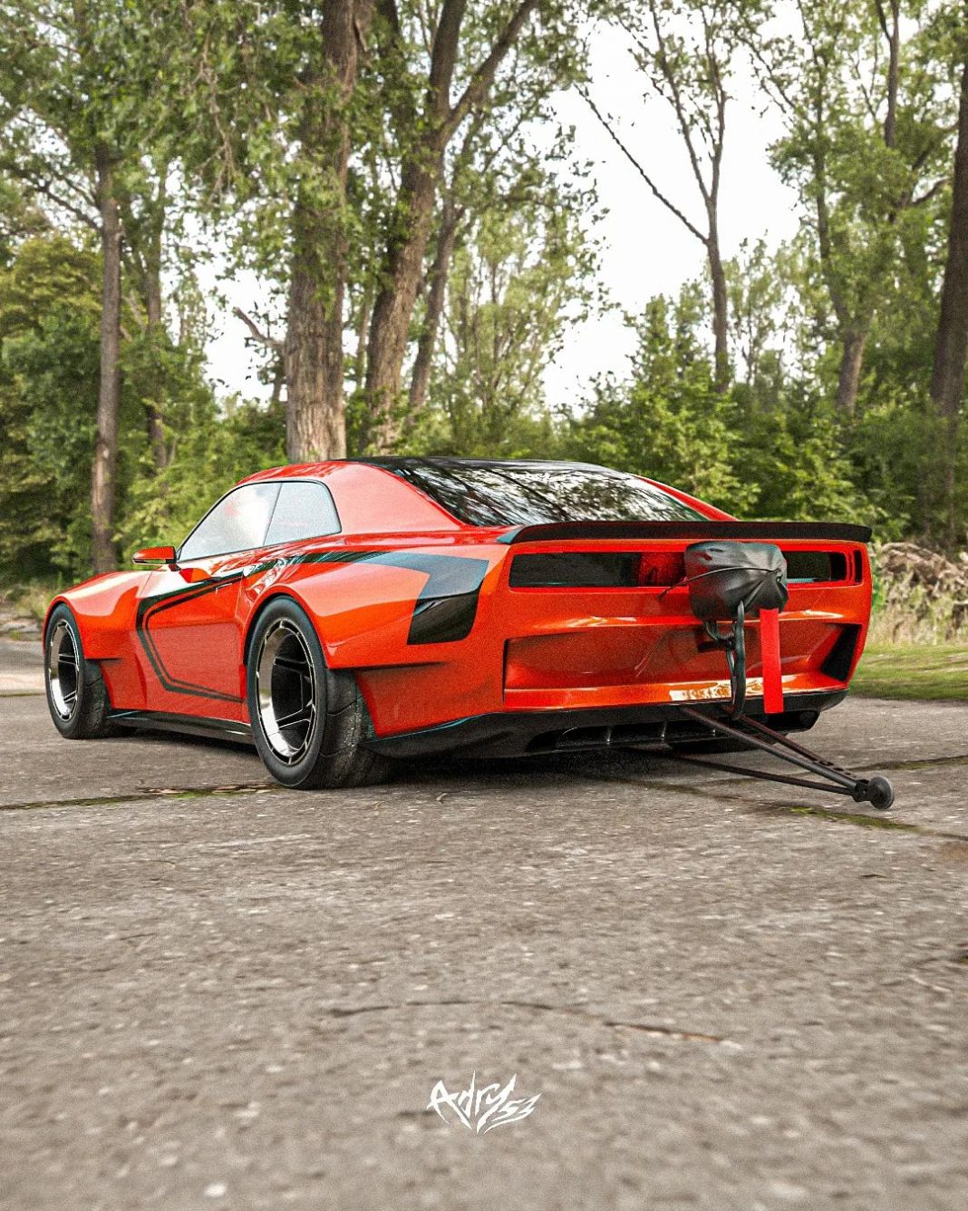 2024 Dodge Charger Banshee With Widebody and EV Blower Tech Marks ...