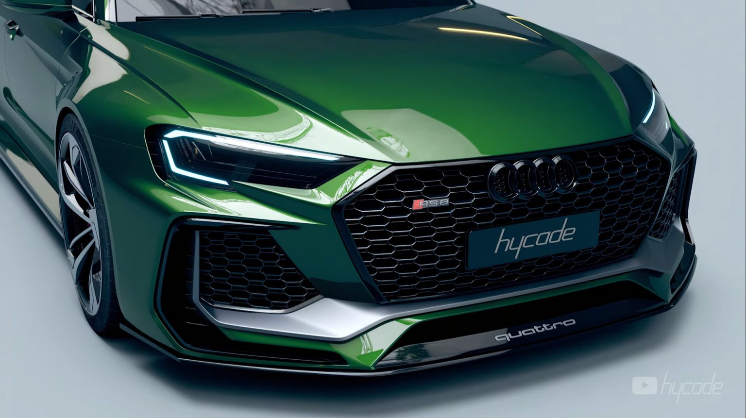 2022 Audi RS8 Ultra Widebody Is the Delicious CGI Dream Delivered by Hycade