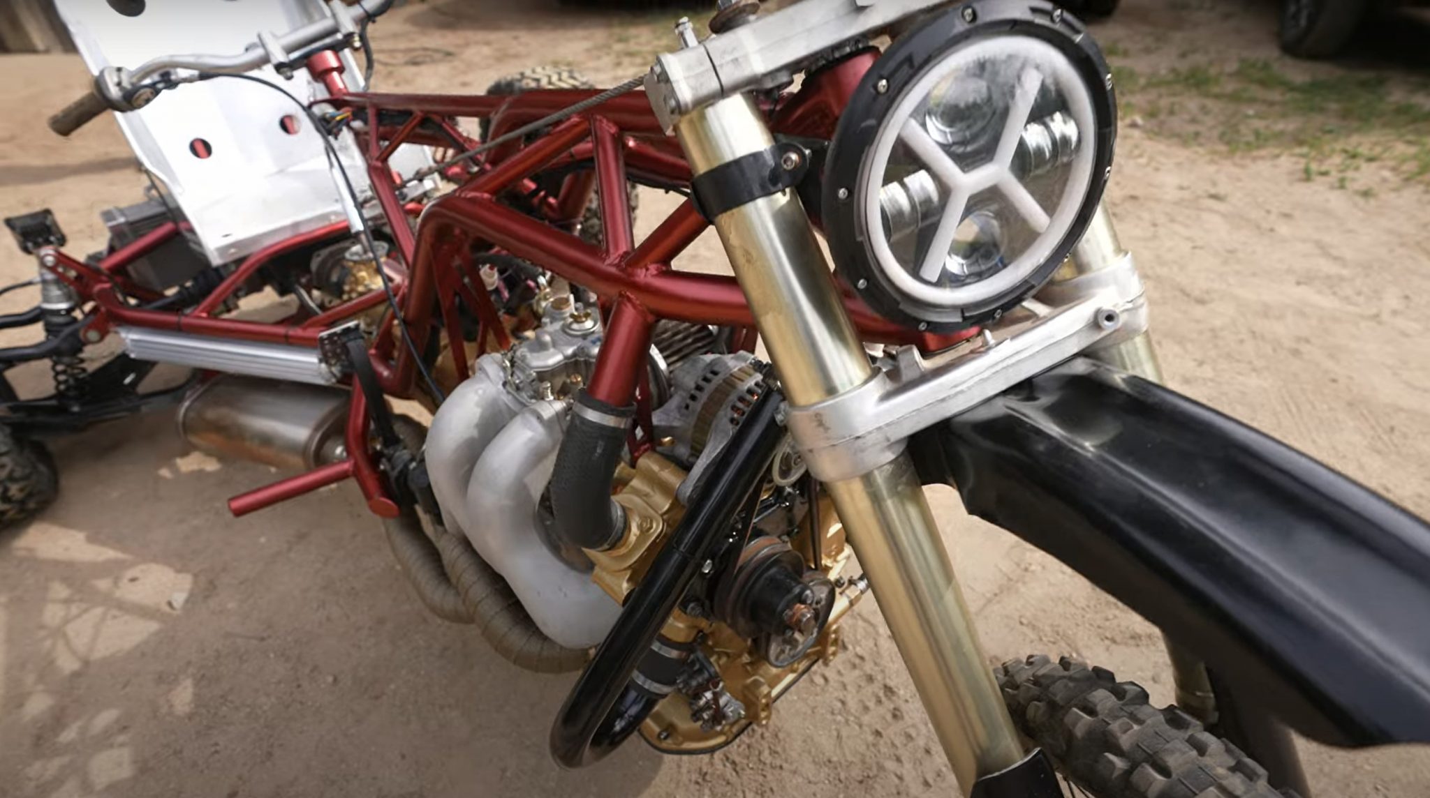 RX-7 Rotary Drift Trike Looks Like Iron Man's Brap Machine