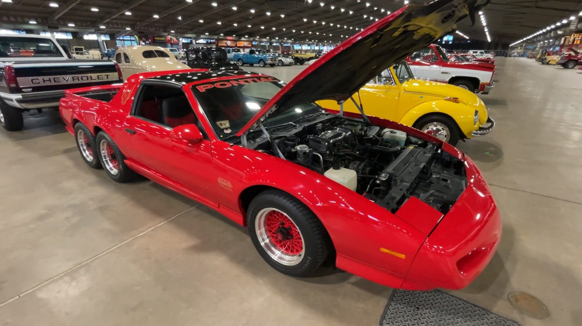 Pontiac Trans Am Pickup Truck Called "Trans Camino" Has Six Wheels of Fury