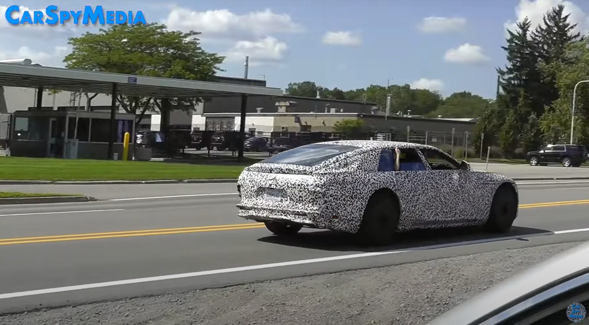 Production Cadillac Celestiq Gliding on U.S. Roads in Full Silence ...