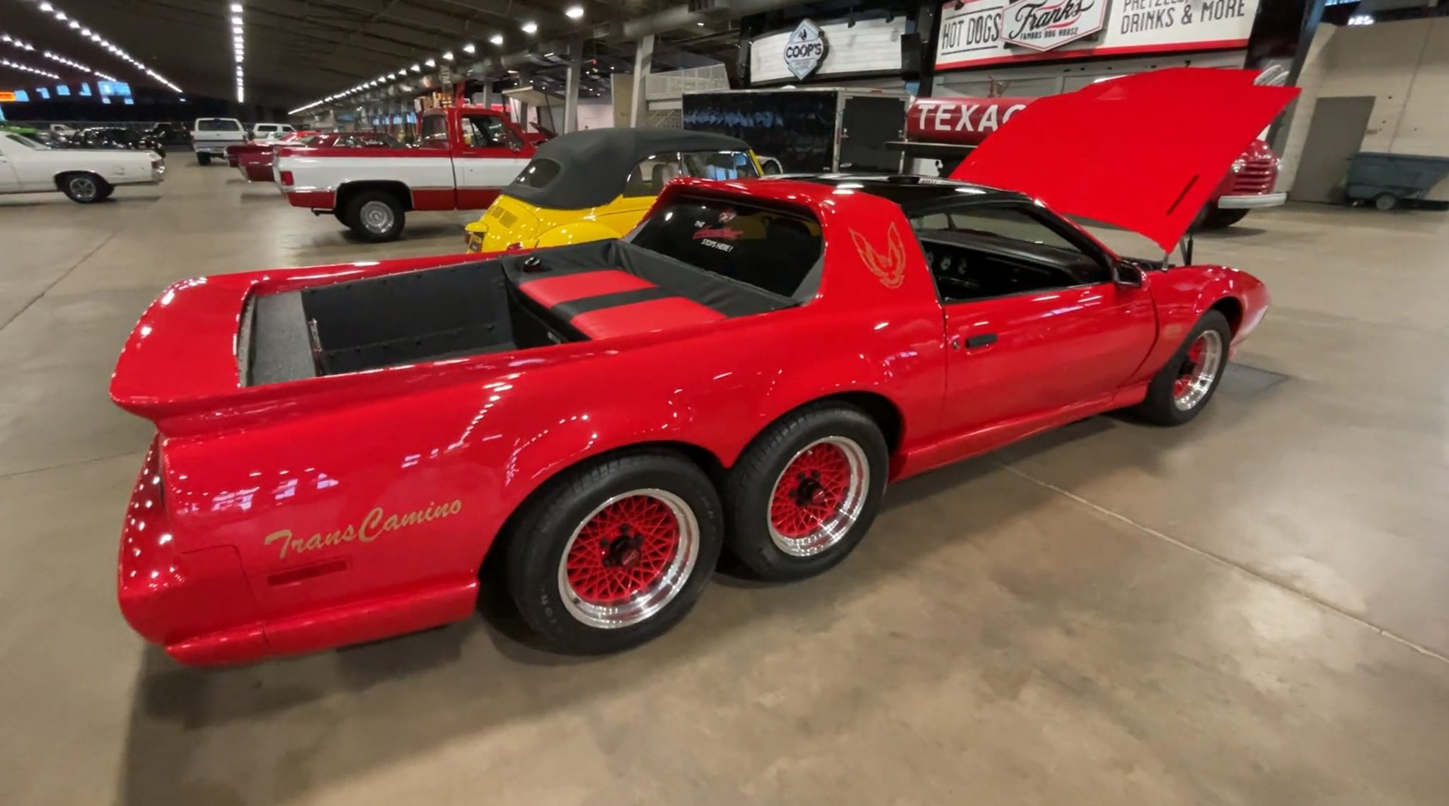 Pontiac Trans Am Pickup Truck Called "Trans Camino" Has Six Wheels of Fury