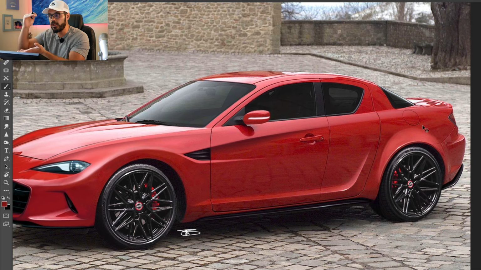Mazda RX-8 Gets 2023 Modern Redesign With Miata Front End from YouTube Artist