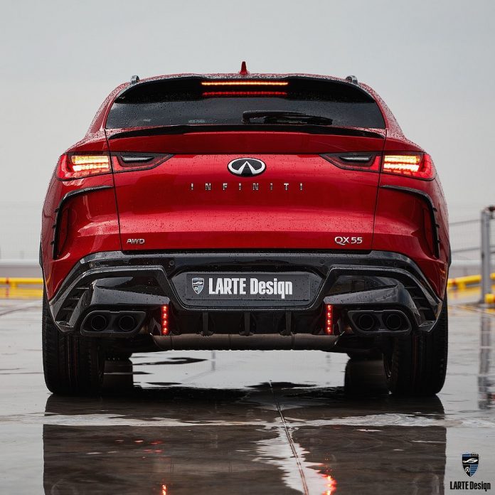 Infiniti QX55 Gets Upgraded With Larte Body Kit, Looks Like a Mini GLE ...