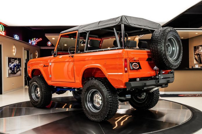 $230,000 1968 Ford Bronco Restomod Hides Modern Coyote V8 Under Orange ...