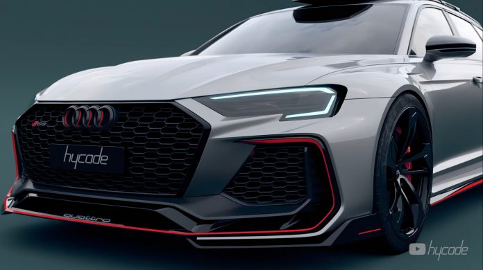 RS8 Avant Super-Wagon Rendering by Hycade Combines the Best of Audi