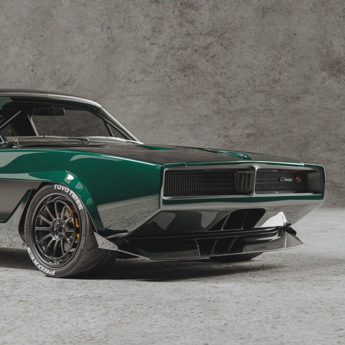 Classic Dodge Charger Mixed With Mustang Fastback Looks Like the 1968 ...