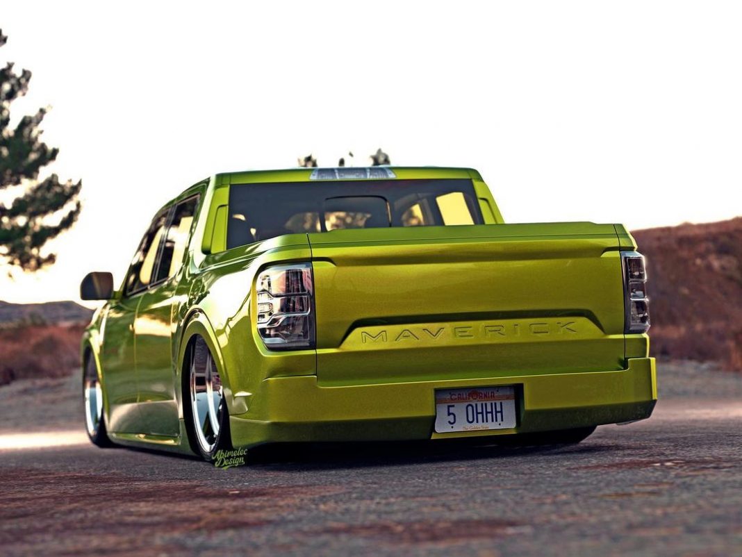 Coyote V8-Swapped Ford Maverick Gets Digitally Slammed With Lincoln ...