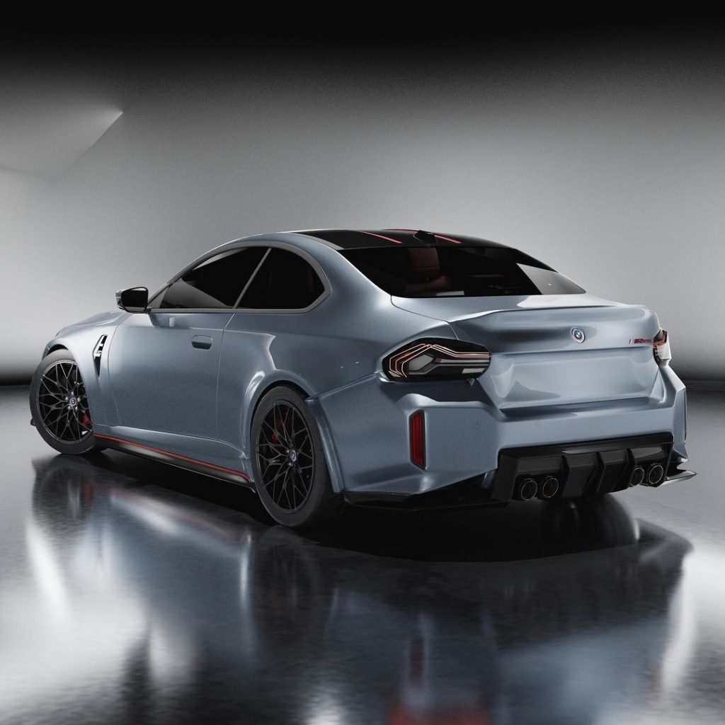 2023 BMW M2 (G87) CSL Unofficially Adds Carbon to the Minecraft Look