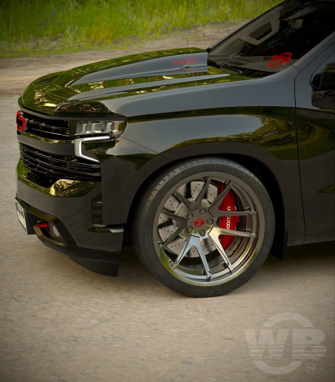 Chevy Silverado 632 SS Digital Concept Squeezes V8 Muscle into Stepside ...