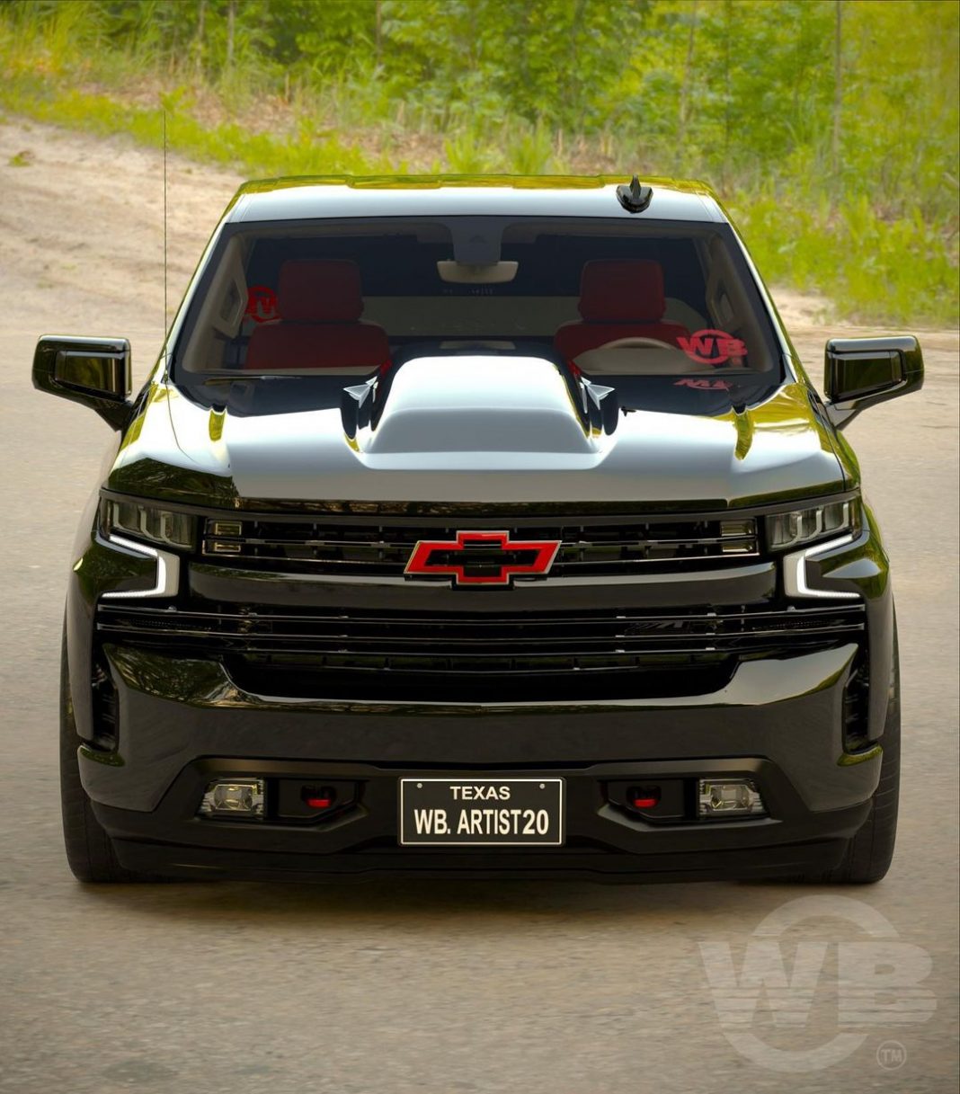 Chevy Silverado 632 SS Digital Concept Squeezes V8 Muscle into Stepside ...