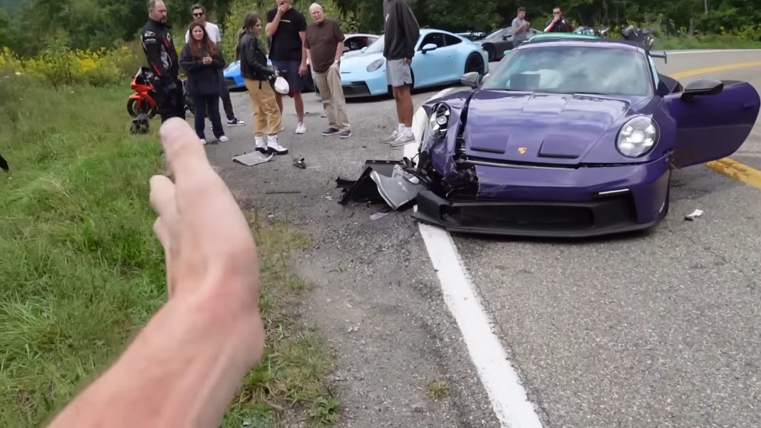 Adam LZ and Collete Davis Involved in Crash, Rare Porsche 911 GT3 Is ...