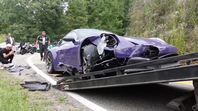 Adam LZ and Collete Davis Involved in Crash, Rare Porsche 911 GT3 Is ...