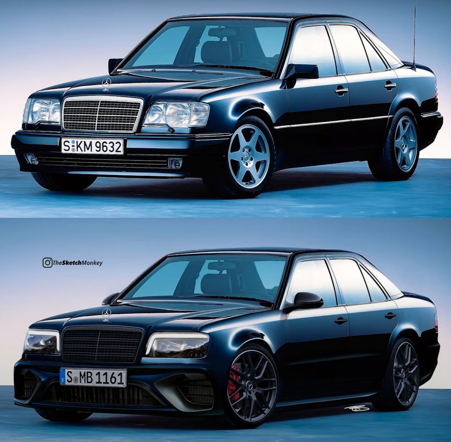 2024 Mercedes-Benz E-Class W124 Is an Electric Restomod Dream
