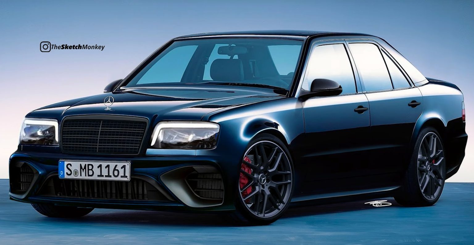 2024 Mercedes-Benz E-Class W124 Is an Electric Restomod Dream