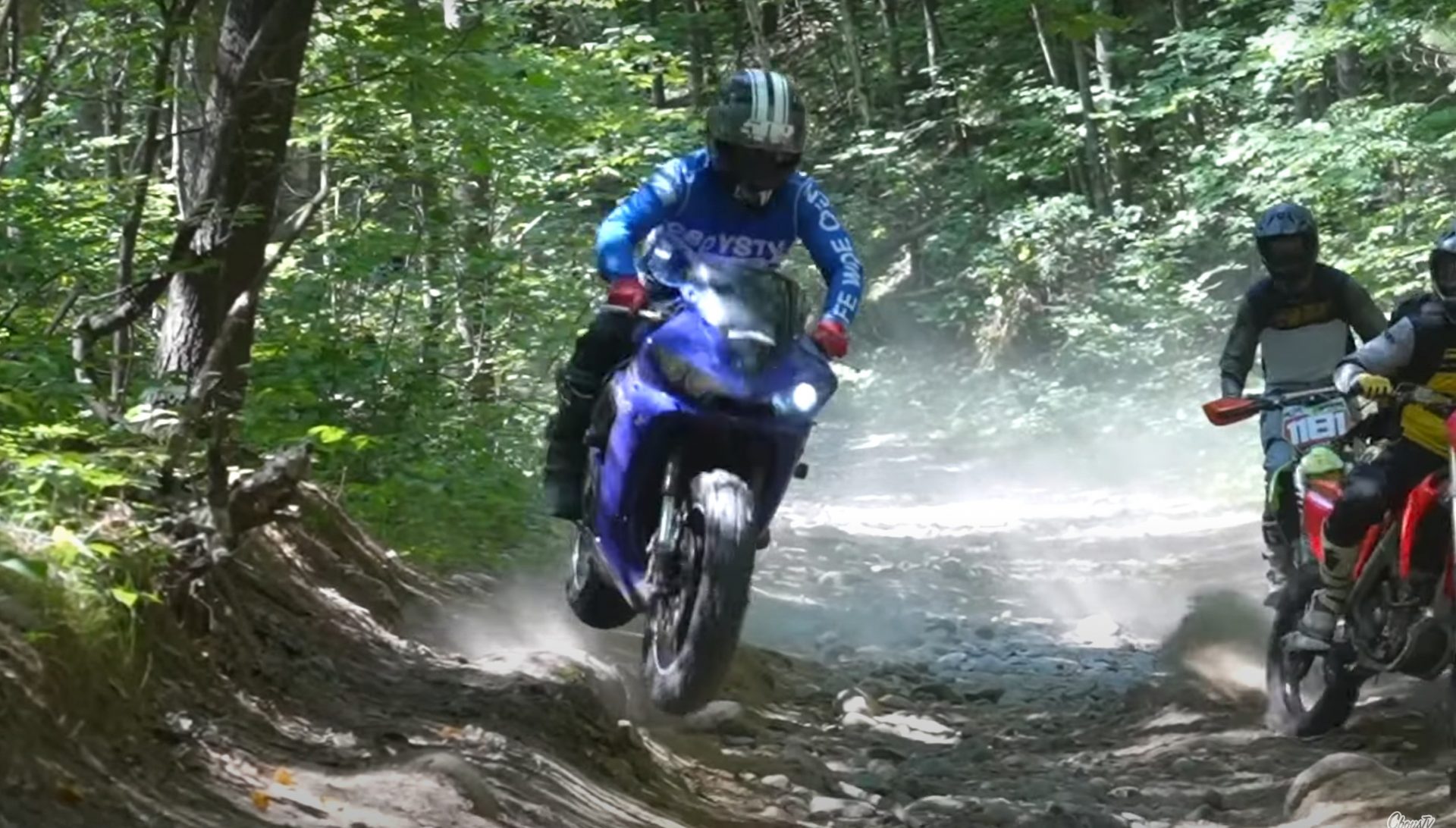 Yamaha R6 Plays "Dirt Bike", Aces Crotch Rocket Off-Roading Trail Test