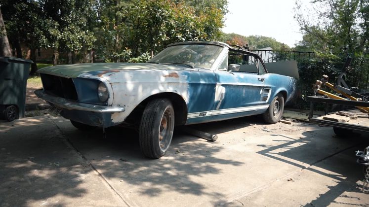 Rare 1967 Ford Mustang S-Code Convertible Hasn't Been Driven in 40 Years