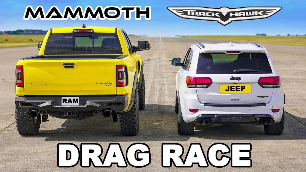 1000 HP Ram TRX Gets Spanked by Jeep Trackhawk in Surprise UK Drag Race