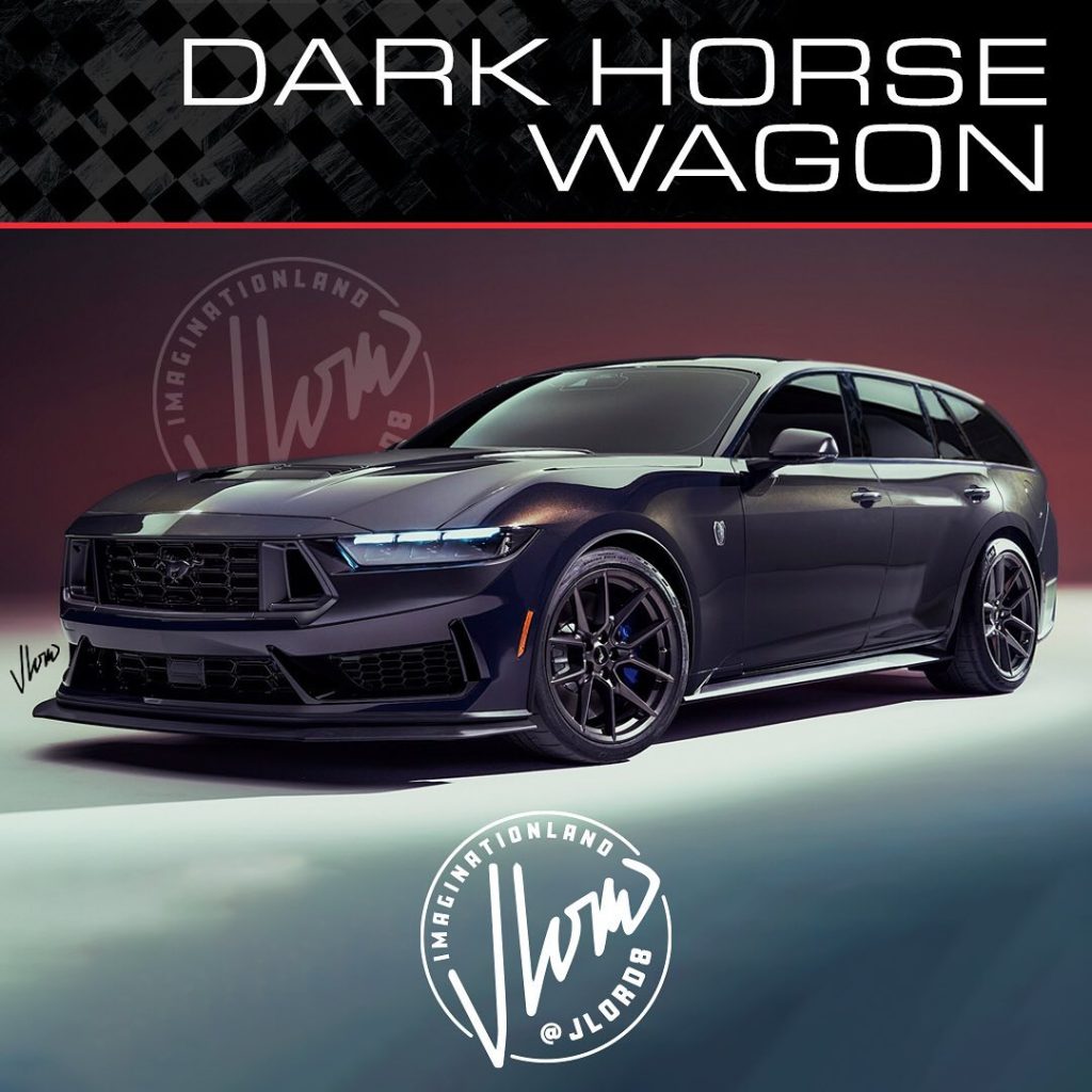 2024 Ford Mustang Dark Horse Wagon, the Beginning of the S650 Rendering Era