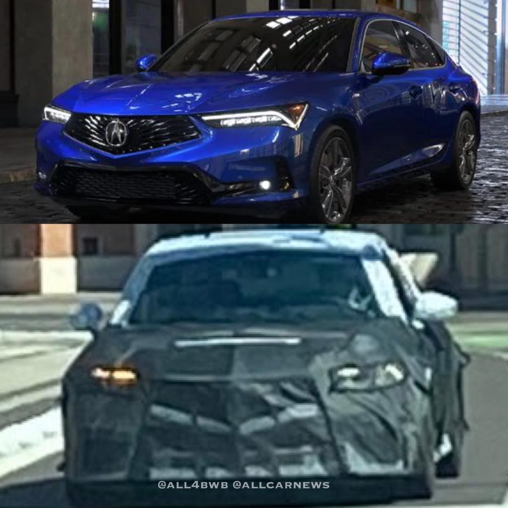 2024 Acura Integra Type S Spied Testing With Civic Type R Triple Exhaust