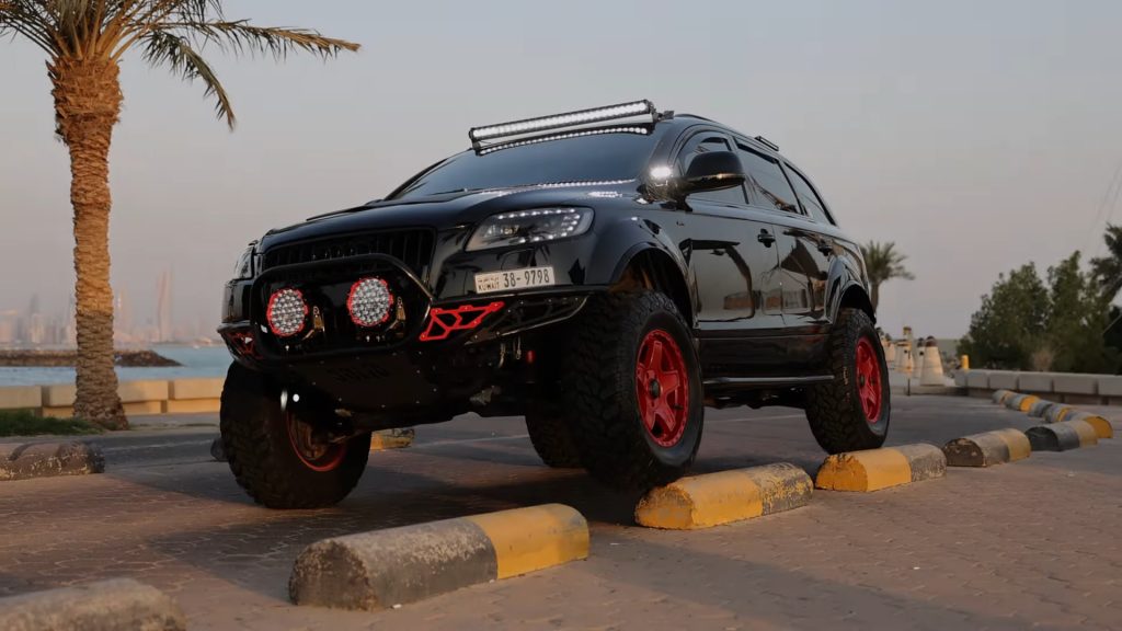 Old Audi Q7 Becomes Monster Overland SUV With Suspension Lift and 35 ...