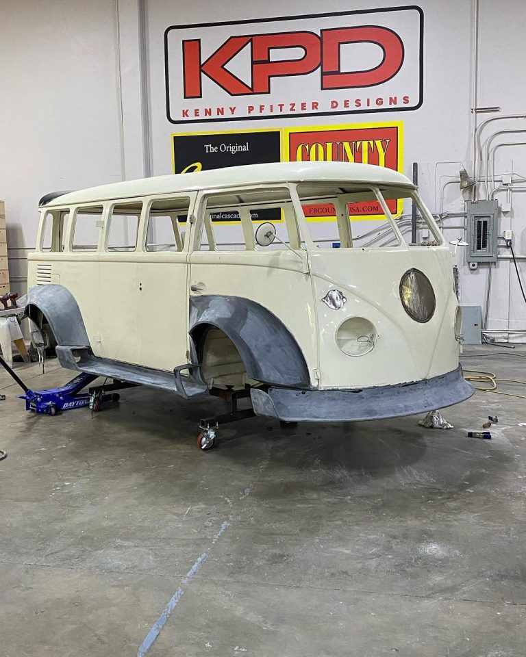 Widebody VW Bus and Pickup With RWB Look Built for SEMA 2022
