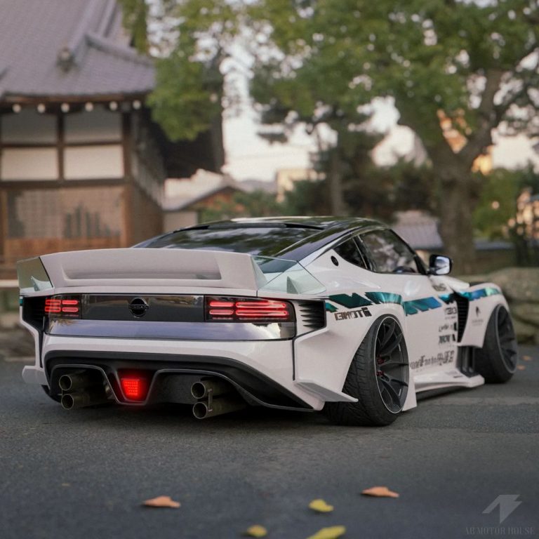 Stanced 2023 Nissan 400Z Widebody Looks Like a JDM Lighting McQueen in ...