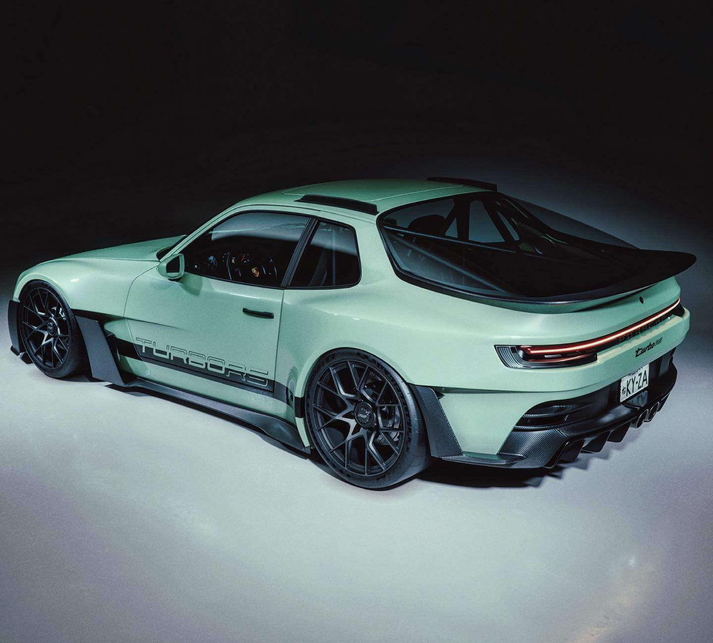 Porsche 944 Turbo RS Digitally Borrows 992 GT3 RS Carbon-Fiber Widebody ...