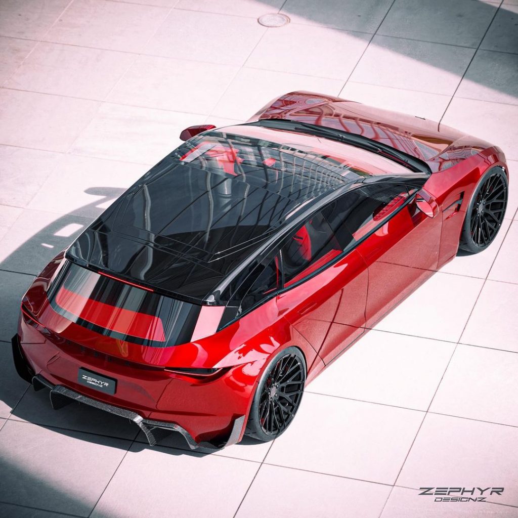 Tesla Model R Looks Like the Quickest Super Wagon With Roadster-Based ...